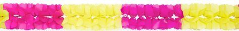 12′ ARCH Garland, Pink/Yellow – Simple Signman